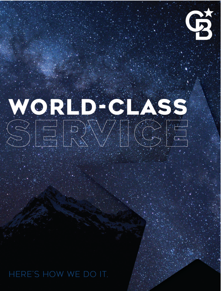World Class Service - CB Tomlinson